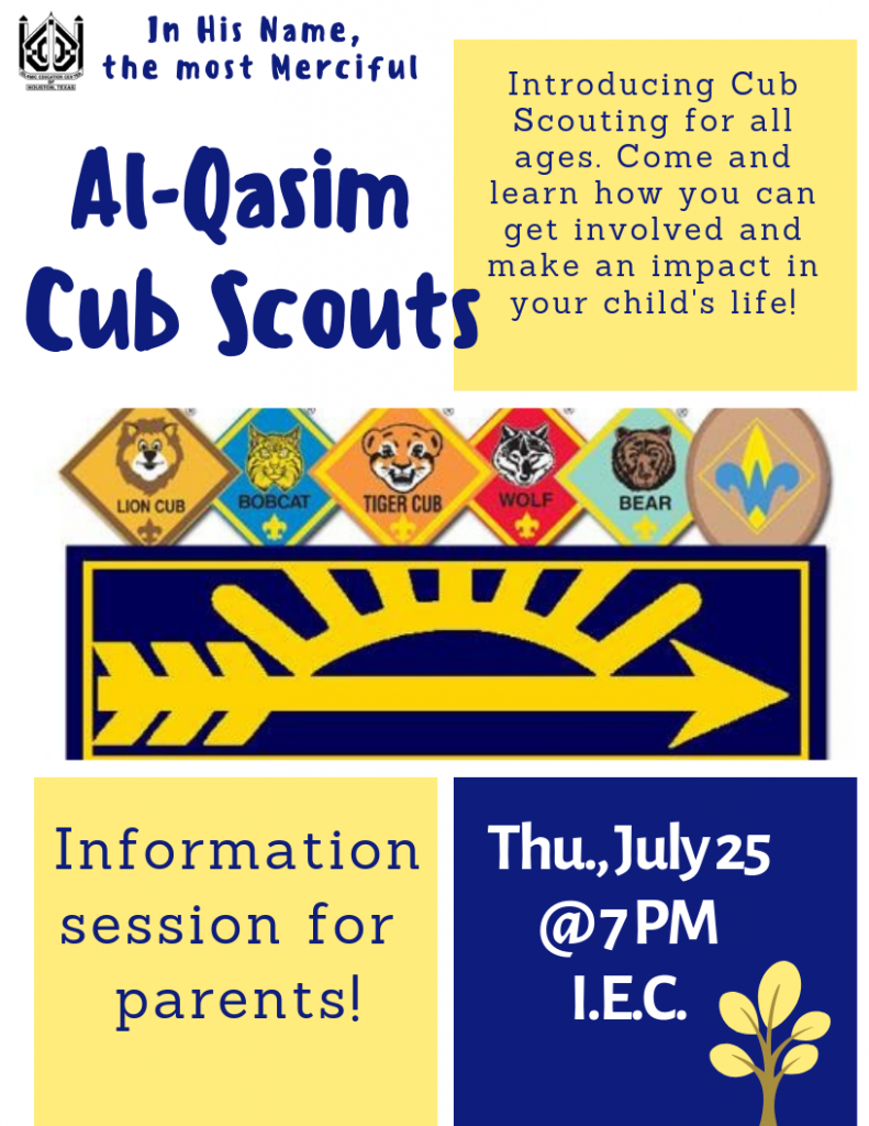 Cub Scouting – Islamic Education Center